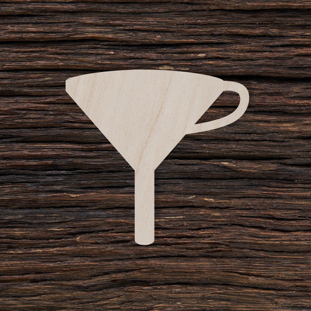 Wooden Funnel for Crafts and Decorations - Funnel Necklace - Funnel ...