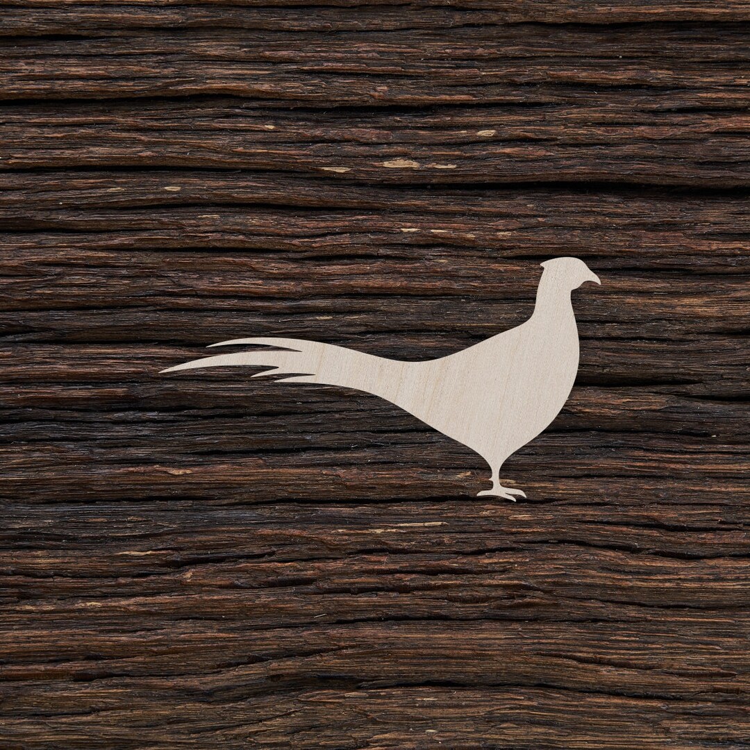 Wooden Pheasant for Crafts and Decorations - Pheasant Necklace ...