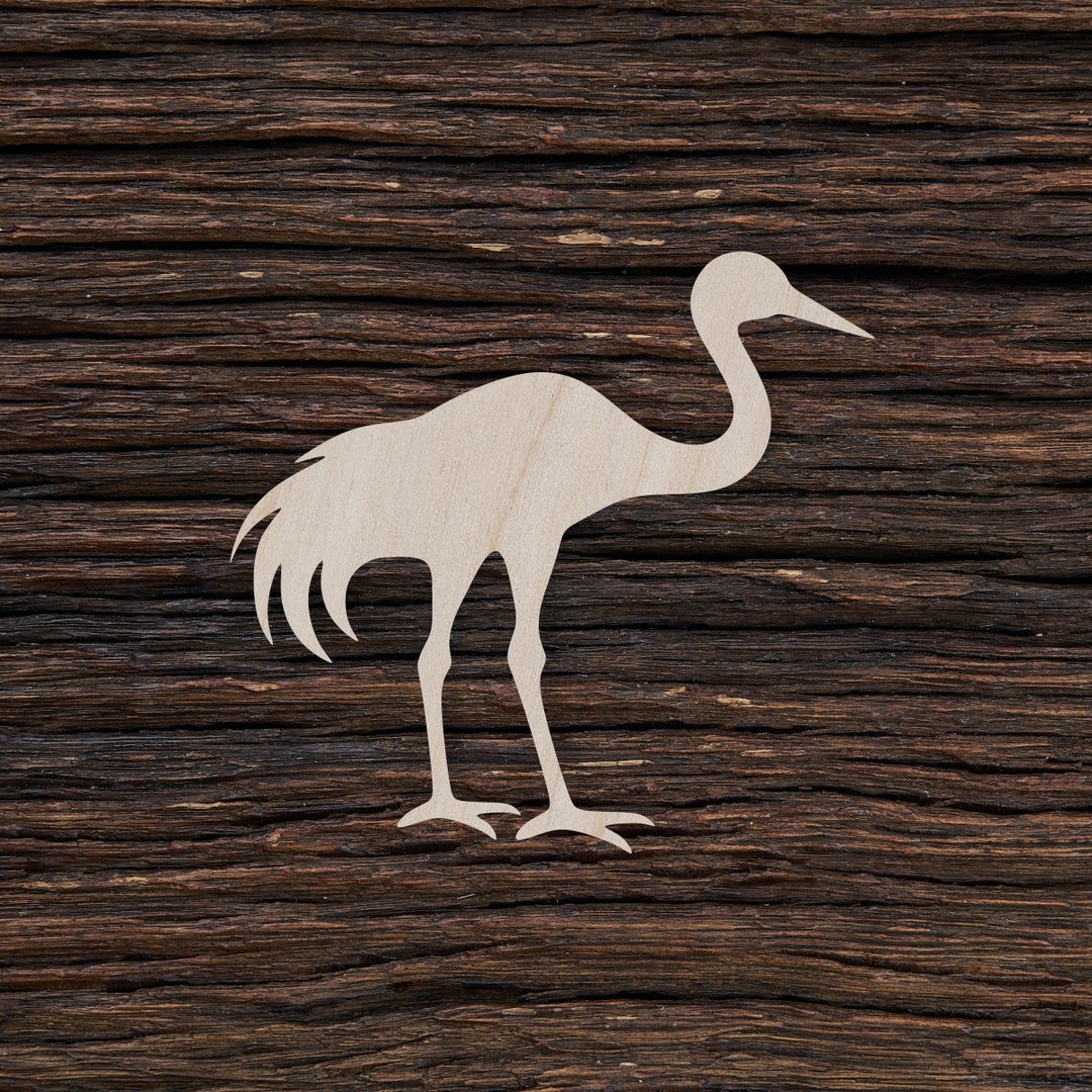 Wooden Crane for Crafts and Decorations - Crane Shape - Crane Magnet ...