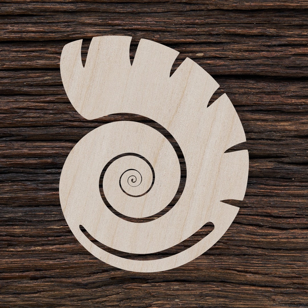 Wooden Seashell for Crafts and Decorations - Seashell Earrings ...