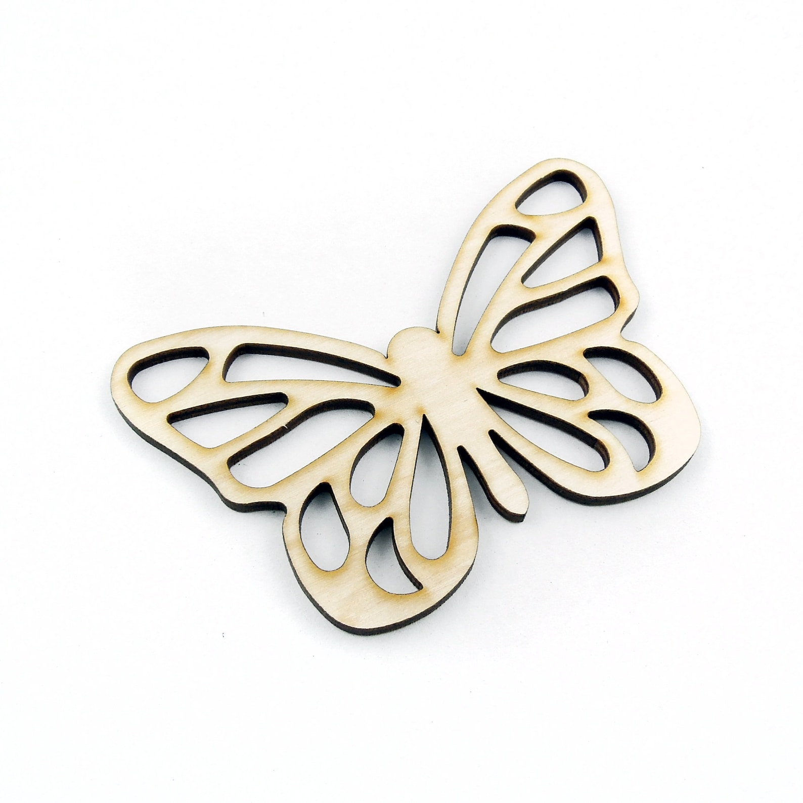 Wooden Butterfly With Patterns for Crafts Laser Cut Home | Etsy