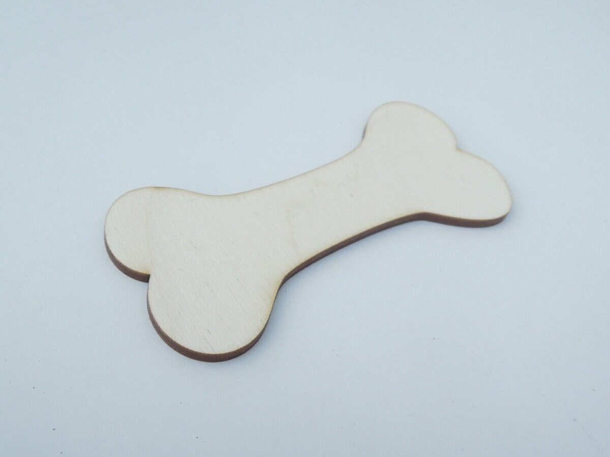 Wooden Dog Bone Shape for Crafts and Decoration Laser Cut - Etsy 日本