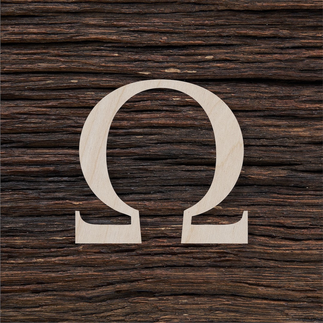 Wooden Omega Shape for Crafts and Decoration - Laser Cut - Omega Letter ...