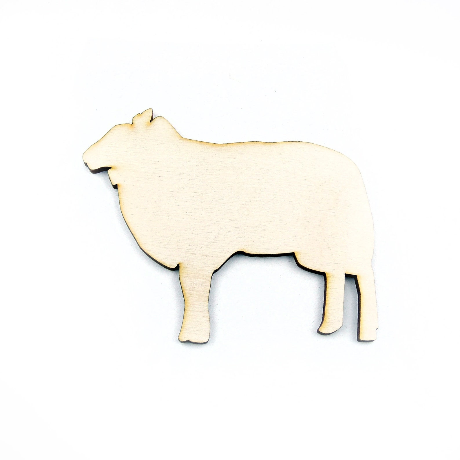 Wooden Sheep Shape for Crafts and Decoration - Laser Cut - Wooden ...