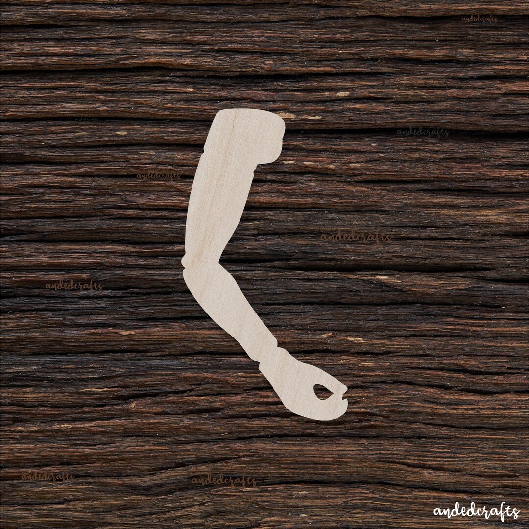 Wooden Hand and Arm for Crafts and Decorations - Wooden Blanks - Craft ...