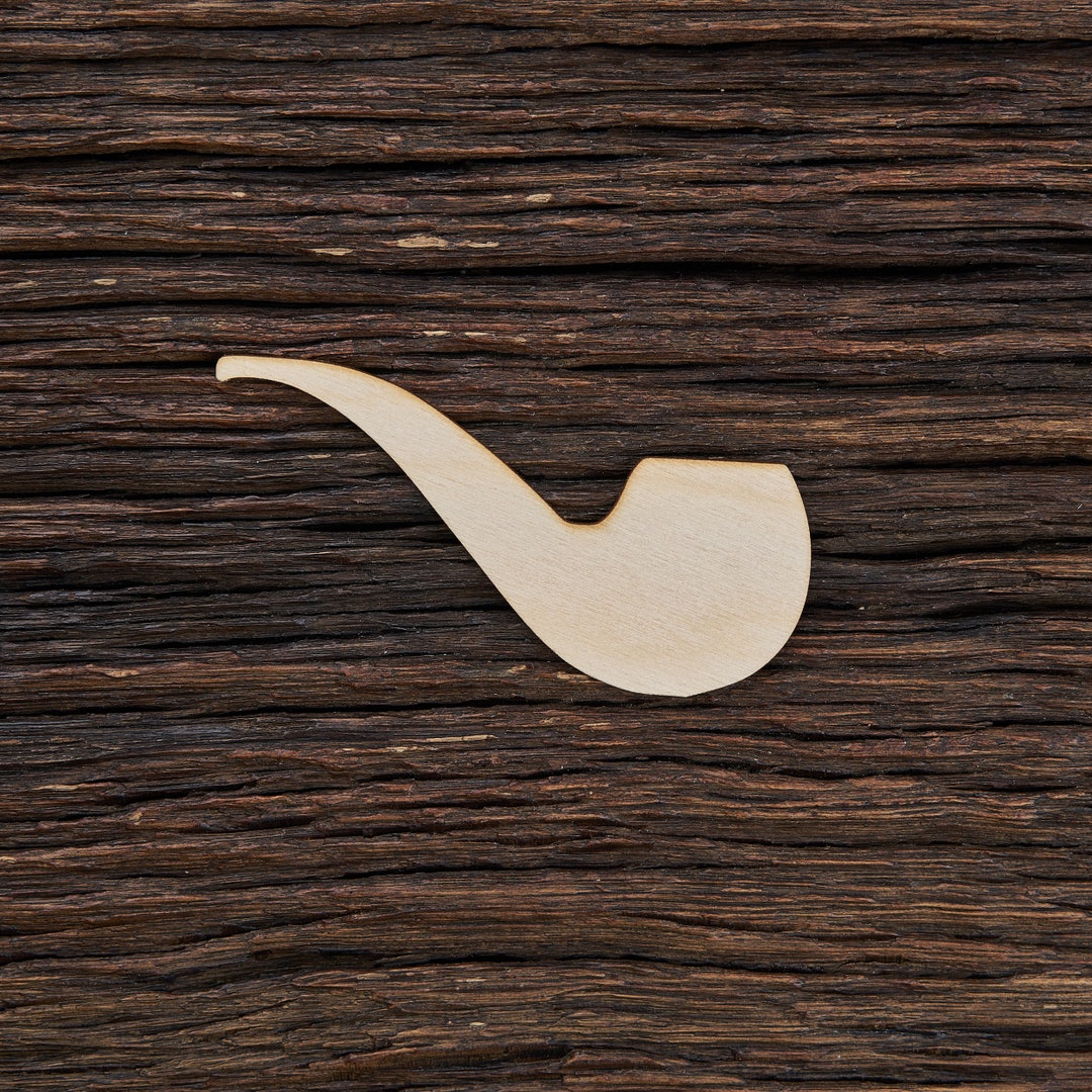 Wooden Smoking Pipe Shape for Crafts and Decoration - Laser Cut ...