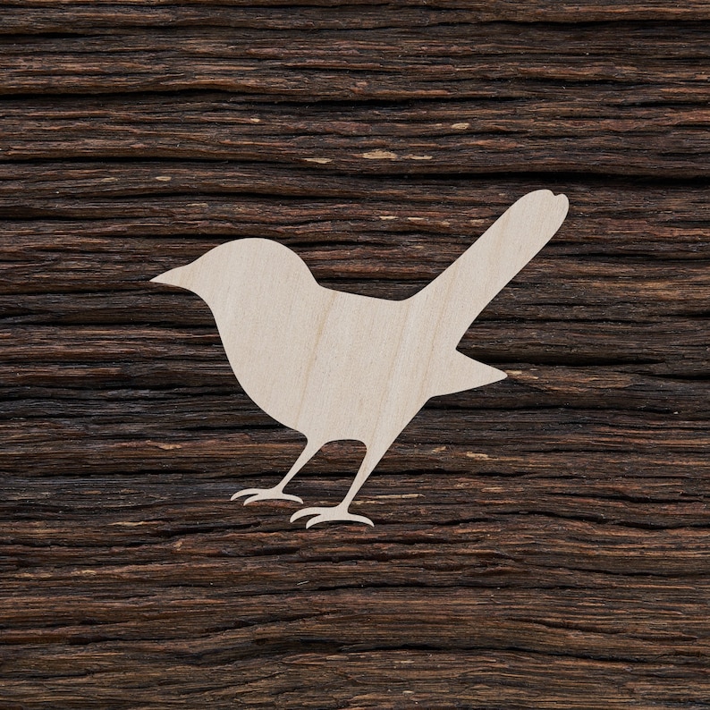 Wooden Nightingale for Crafts and Decorations Nightingale - Etsy