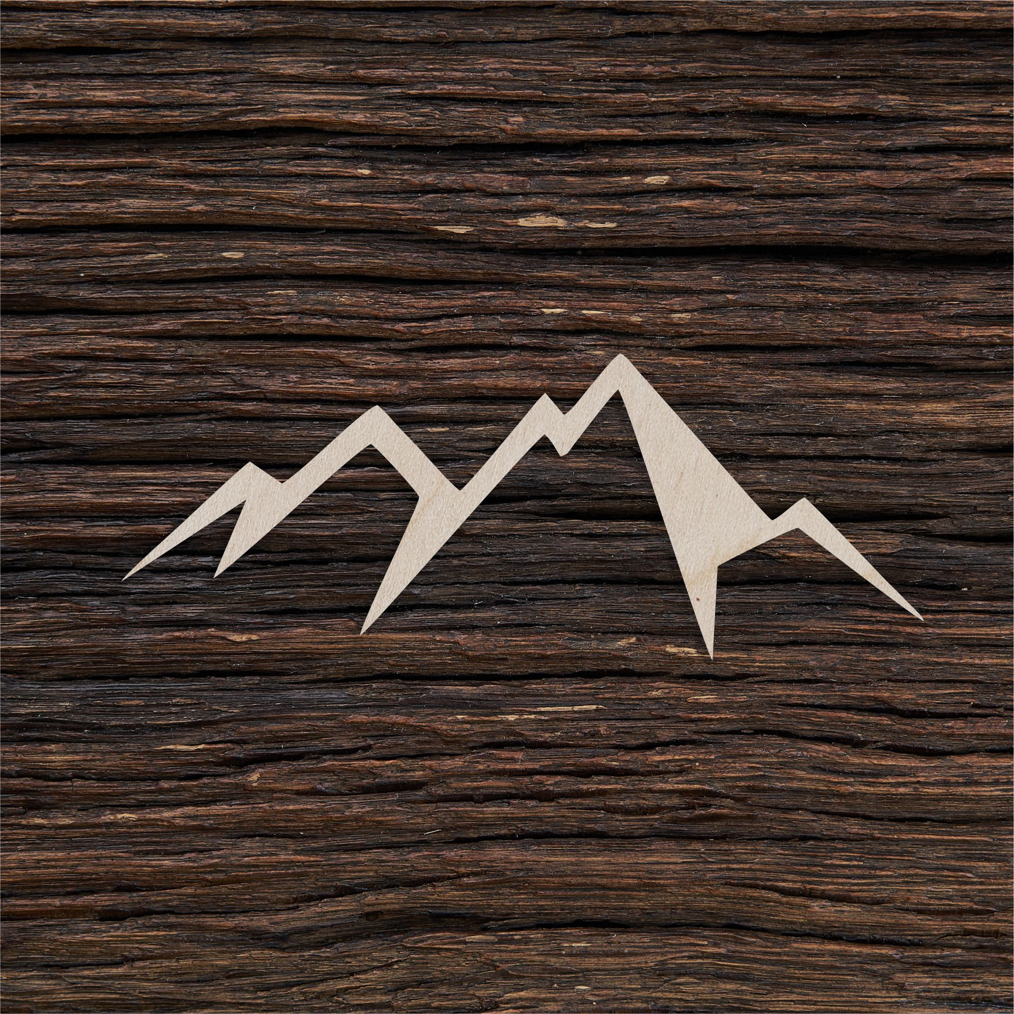 Sculpting & Forming Mountains Multiple Sizes Laser Cut Unfinished Wood ...
