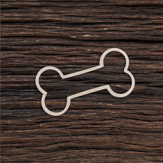 Wooden Dog Bone Shape For Crafts And Decoration Laser Cut | Etsy