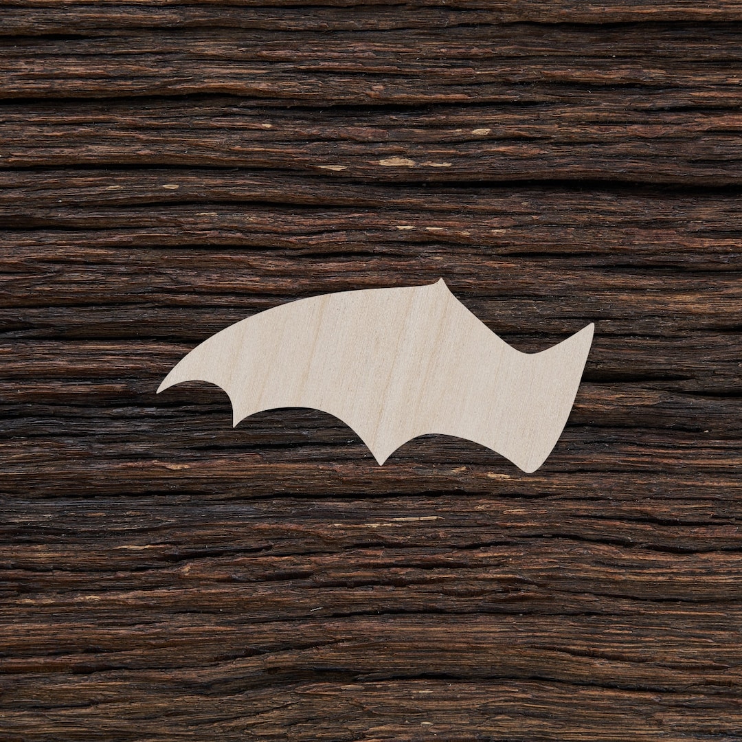 Wooden Bat Wing for Crafts and Decorations - Bat Wing Shape - Bat Wing ...
