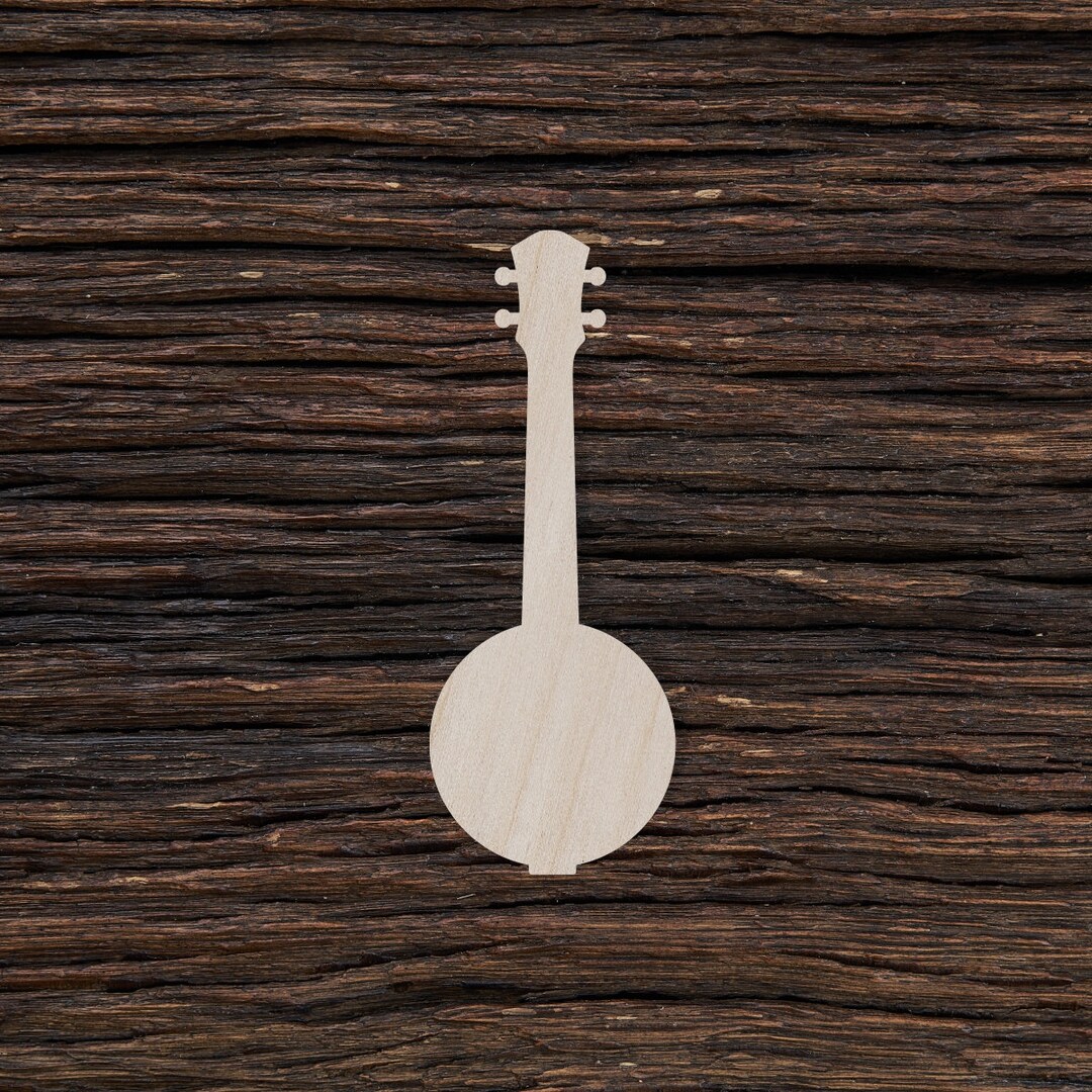 Wooden Banjo for Crafts and Decorations - Banjo Earrings - Banjo ...