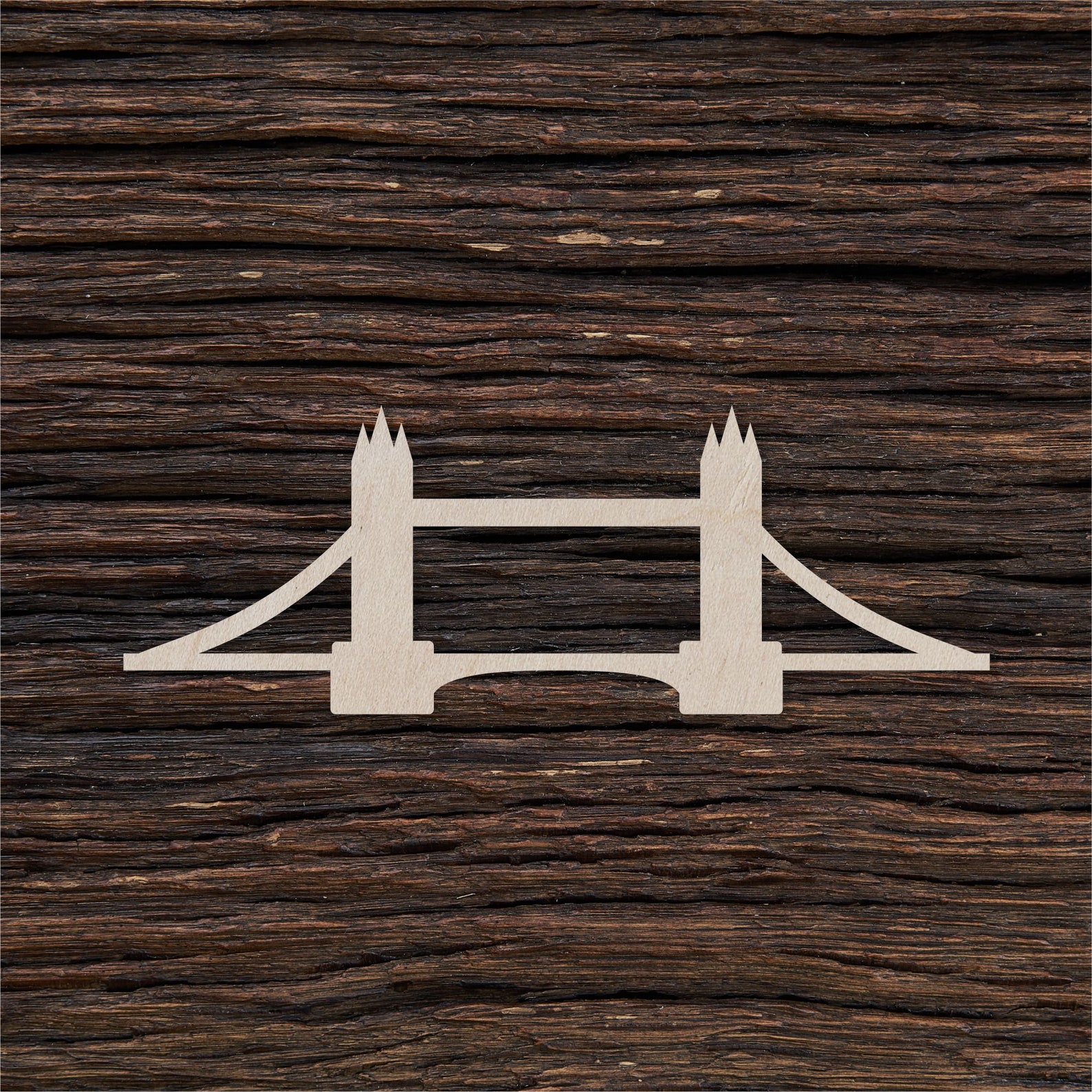 Wooden London Bridge Shape for Crafts and Decoration Laser - Etsy