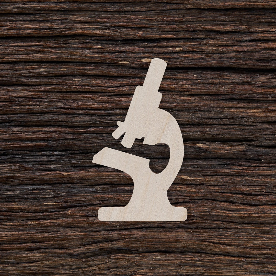 Wooden Microscope for Crafts and Decorations - Microscope Earrings ...