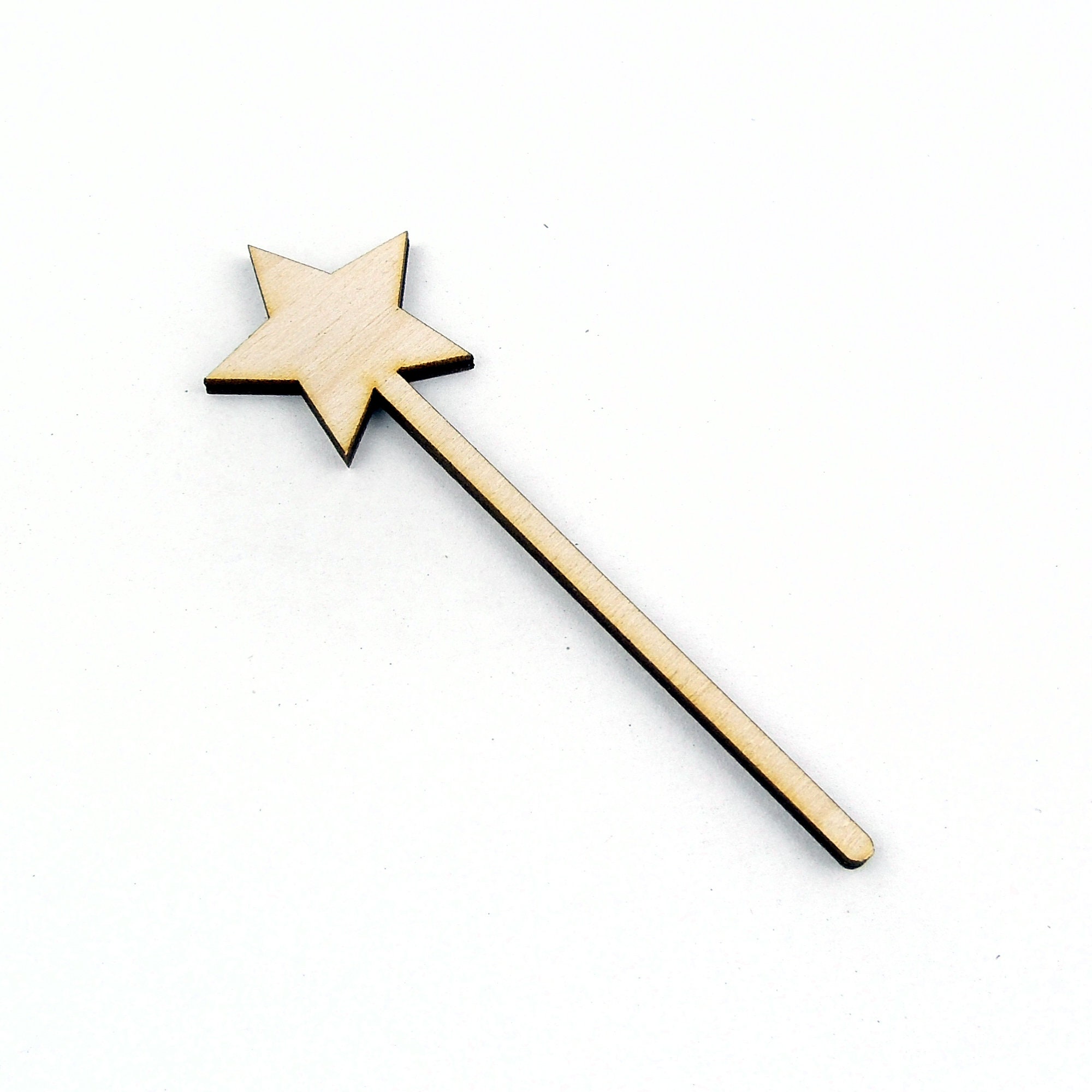 Wooden Princess Wand Shape for Crafts and Decoration Laser | Etsy