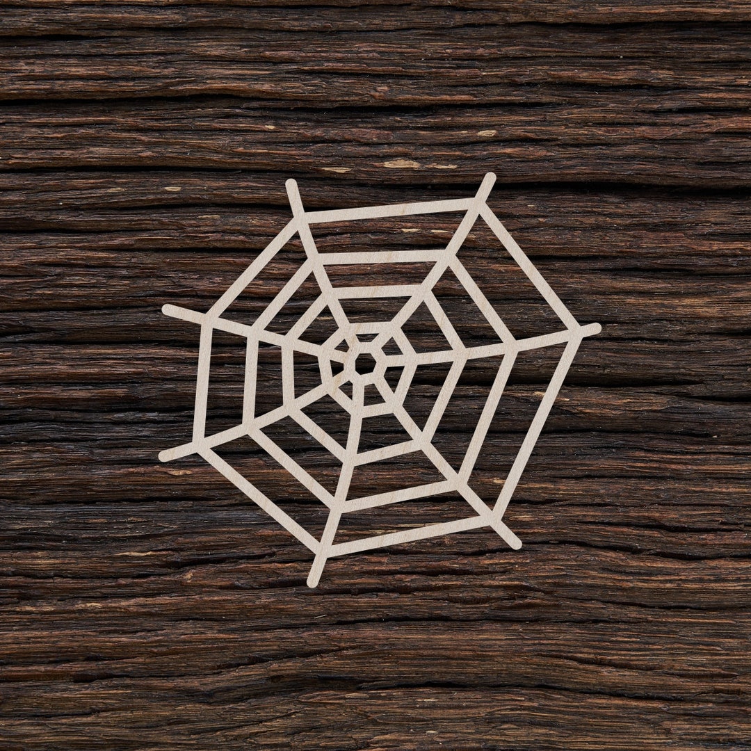 Wooden Spider Web for Crafts and Decorations - Spider Web Magnet ...