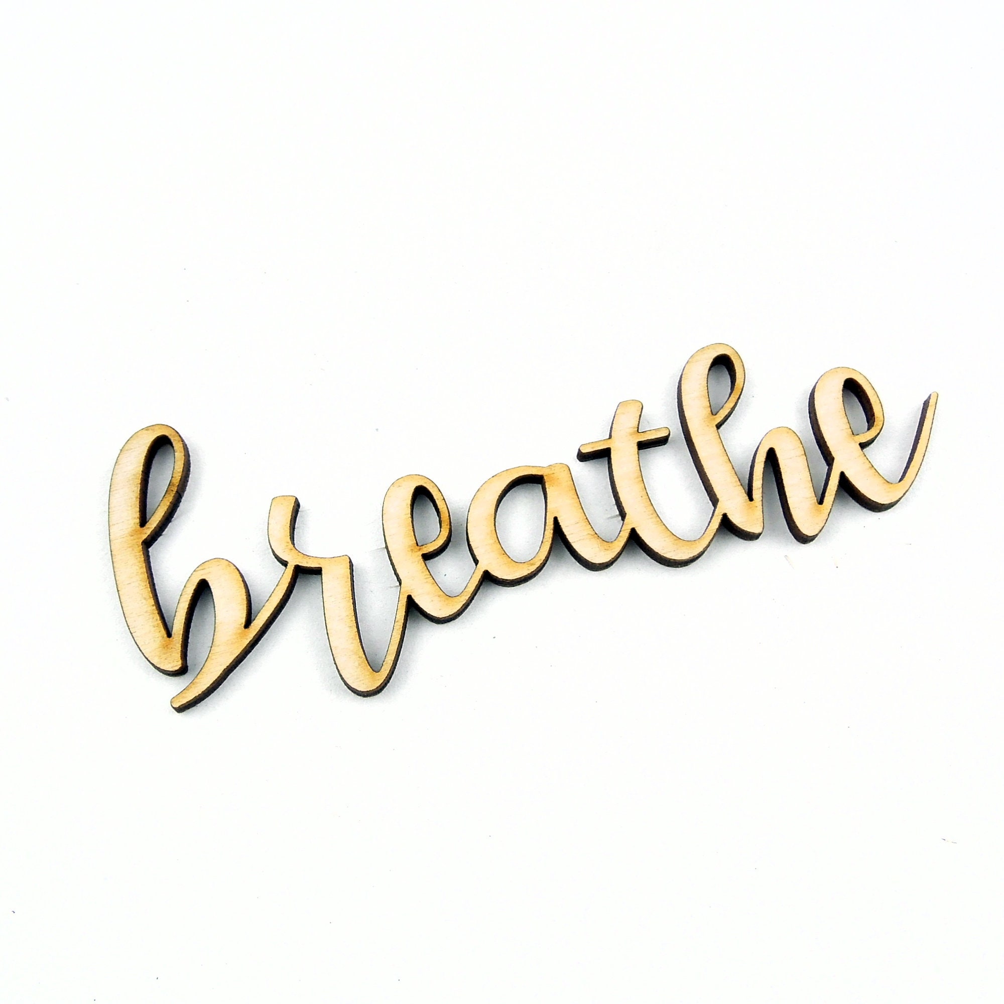 Wooden Breathe Sign Shape for Crafts and Decoration Laser - Etsy