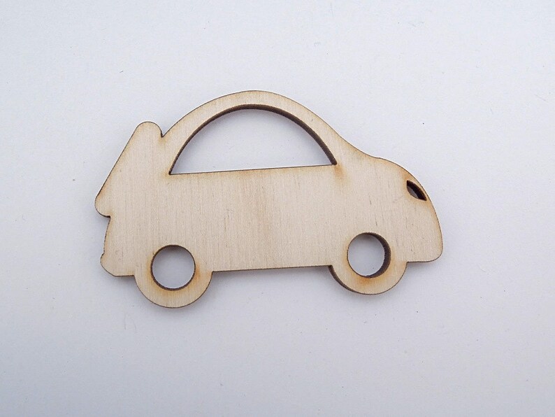 Wooden Car Shapes Laser Cut Car Shape Wooden Car Cars | Etsy