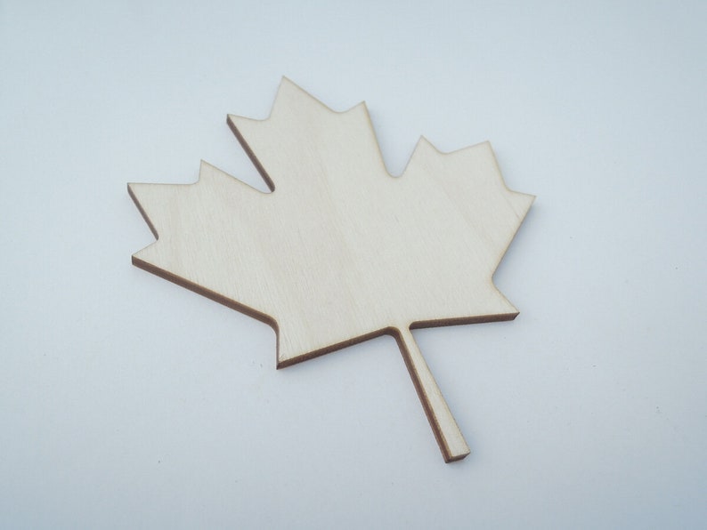 Wooden Canadian Maple Leaf Shape for Crafts and Decoration | Etsy