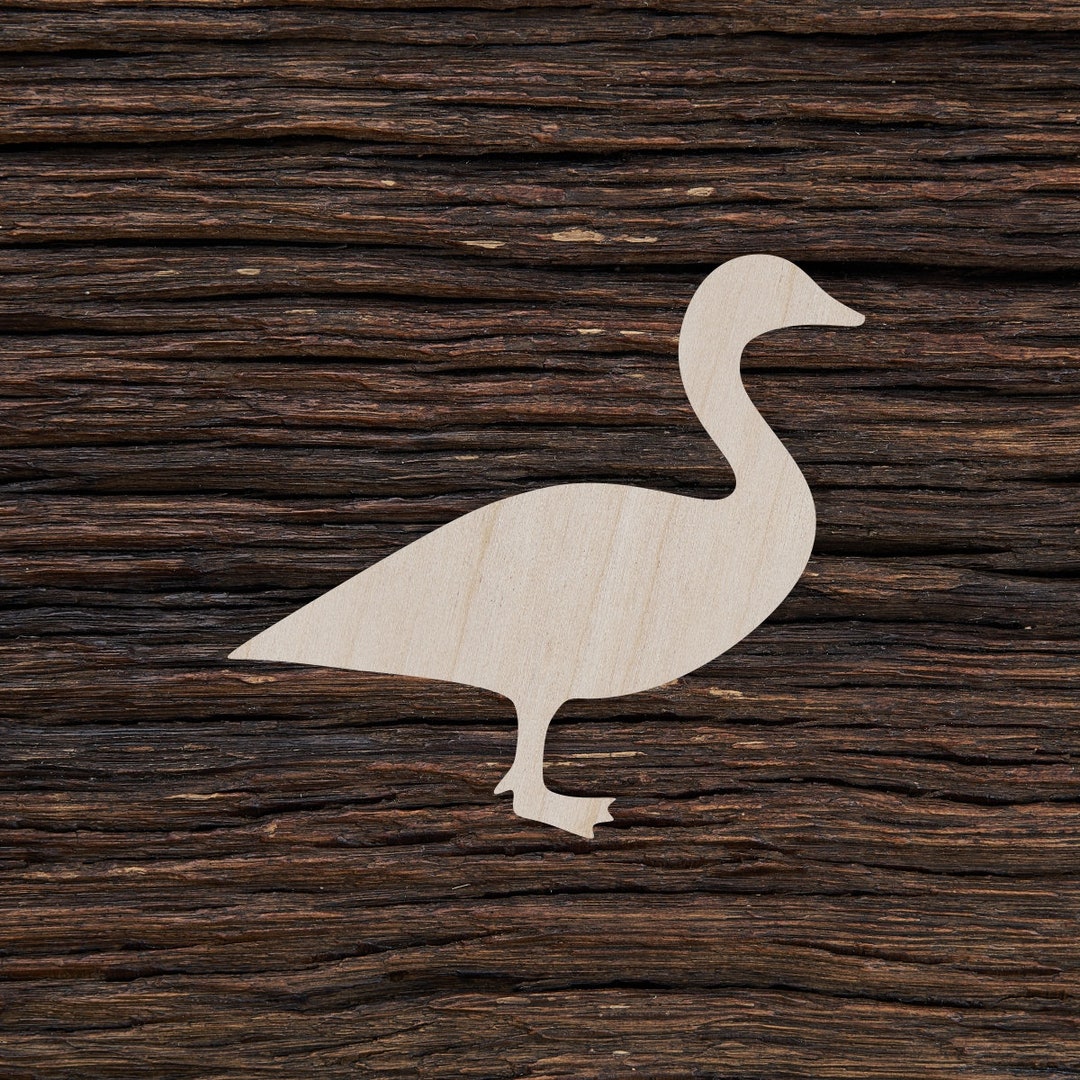 Wooden Canada Goose for Crafts and Decorations - Canada Goose Pendant ...