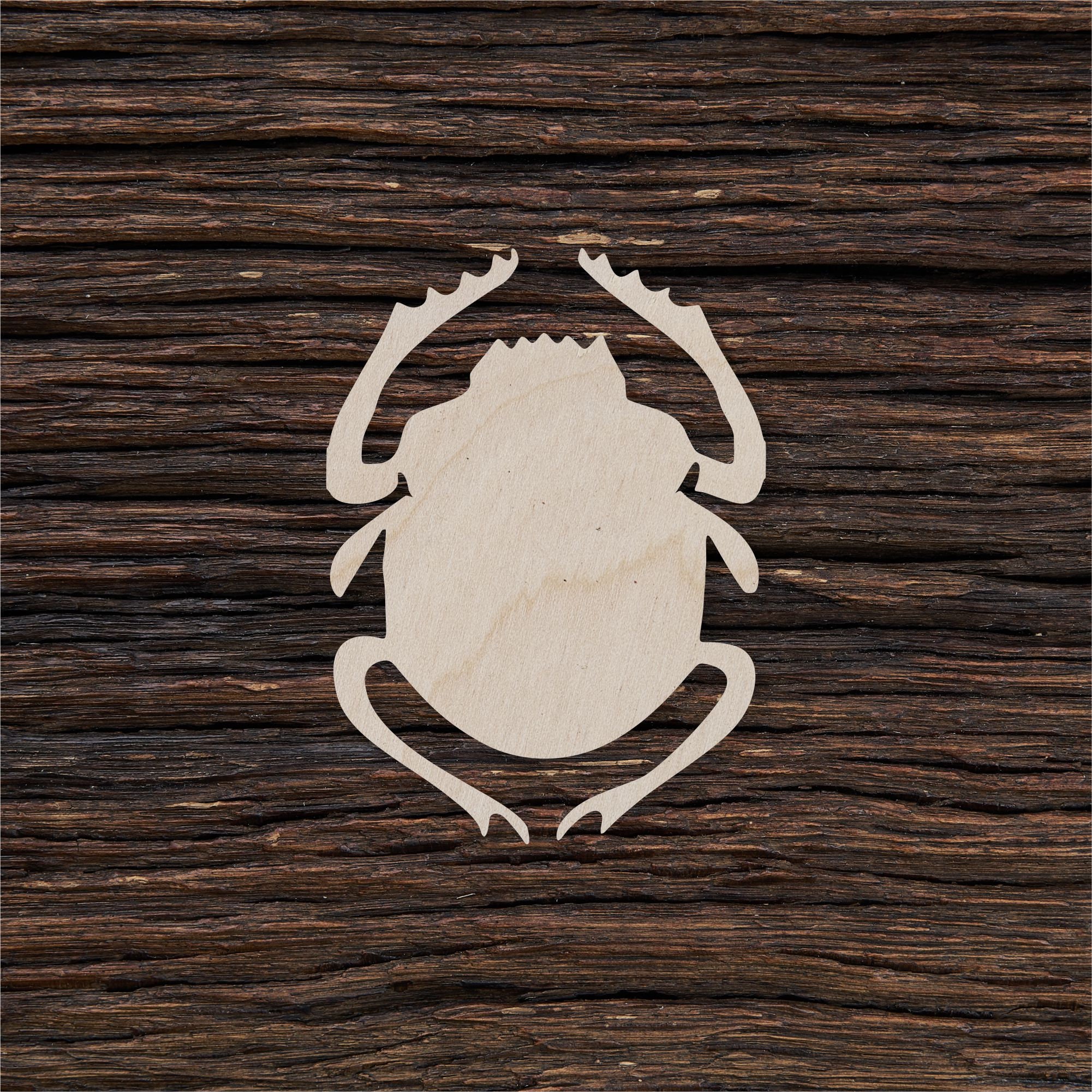 Wooden Scarab Shape for Crafts and Decoration - Laser Cut - Egyptian ...