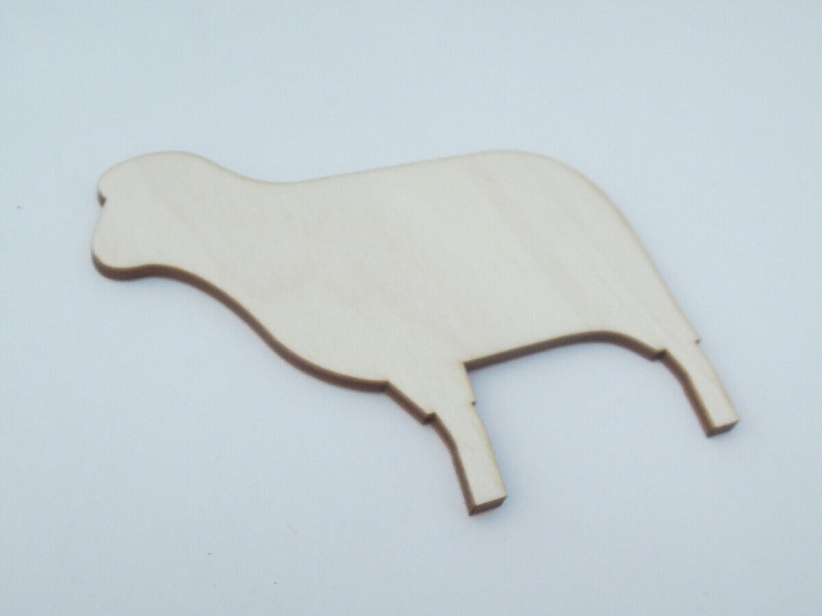 Wooden Sheep Shape for Crafts and Decoration Laser Cut - Etsy