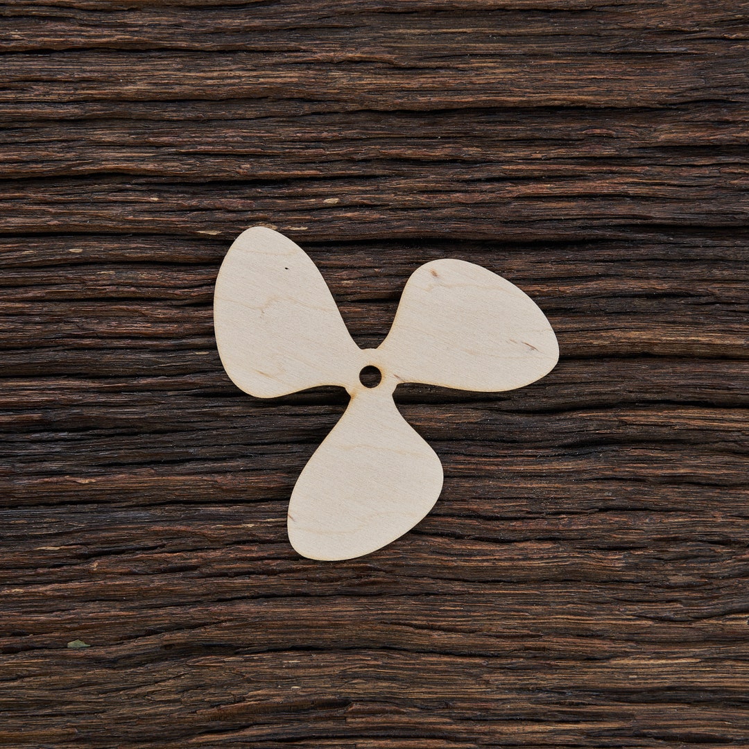 Wooden Boat Propeller Shape for Crafts and Decoration - Laser Cut ...
