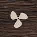 Wooden Boat Propeller Shape for Crafts and Decoration - Laser Cut ...