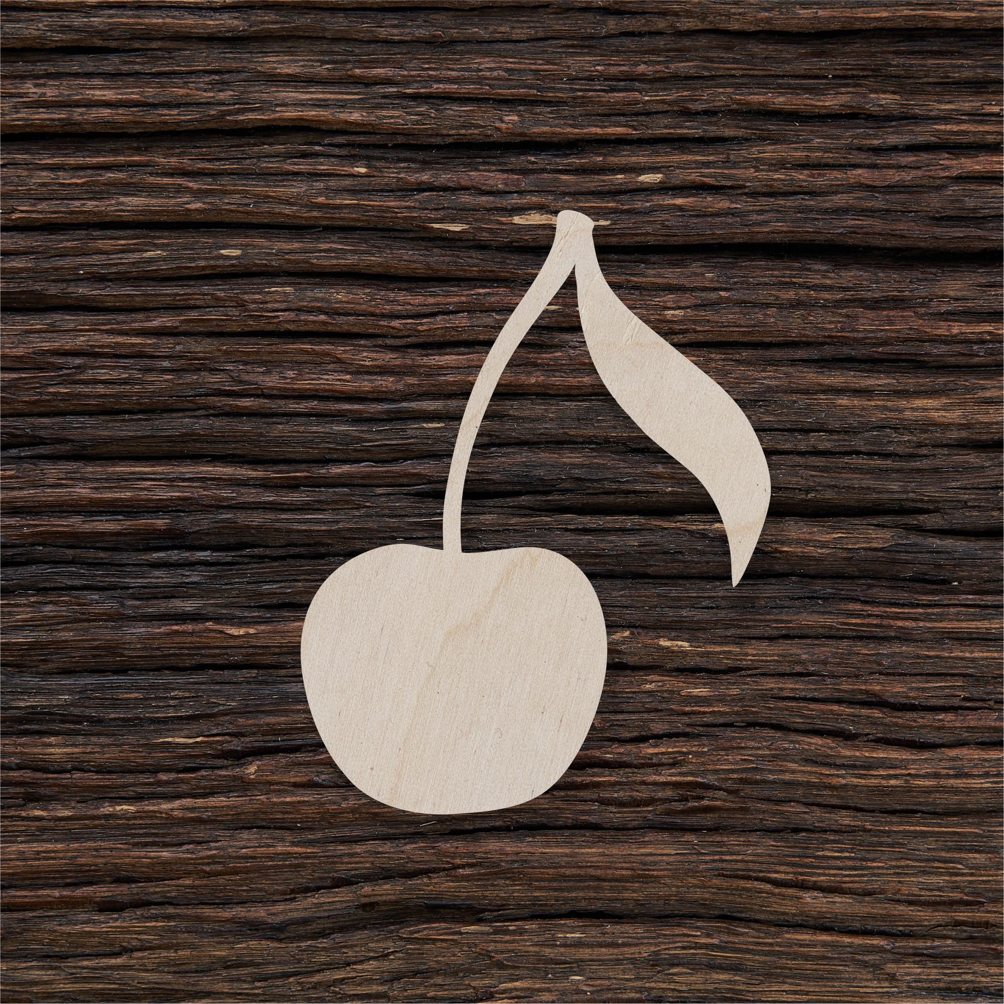 Wooden Cherry Shape for Crafts and Decoration Laser Cut - Etsy UK