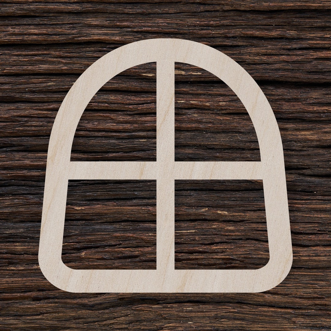 Wooden Window Frame for Crafts and Decorations - Window Frame Pendant ...