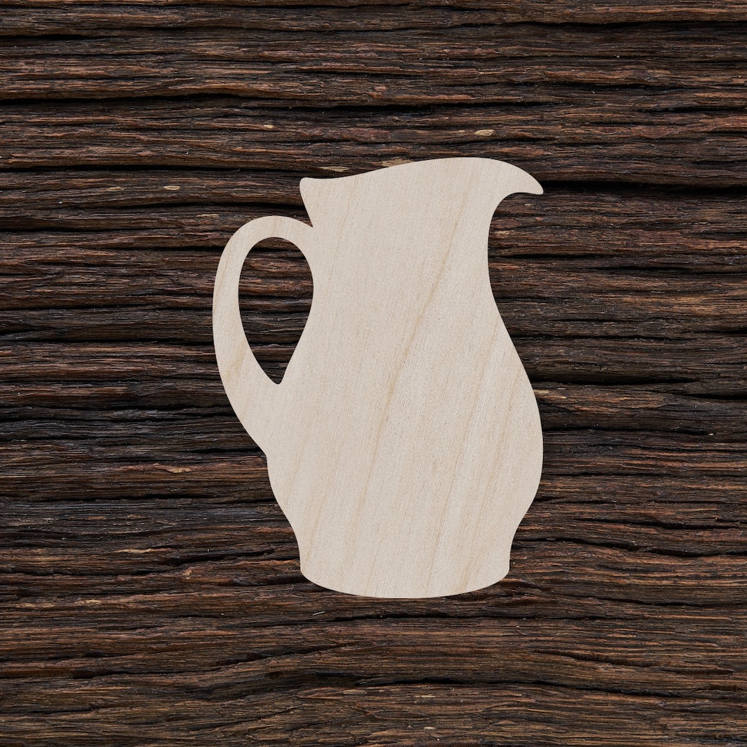 Wooden Pitcher for Crafts and Decorations - Pitcher Necklace - Pitcher ...