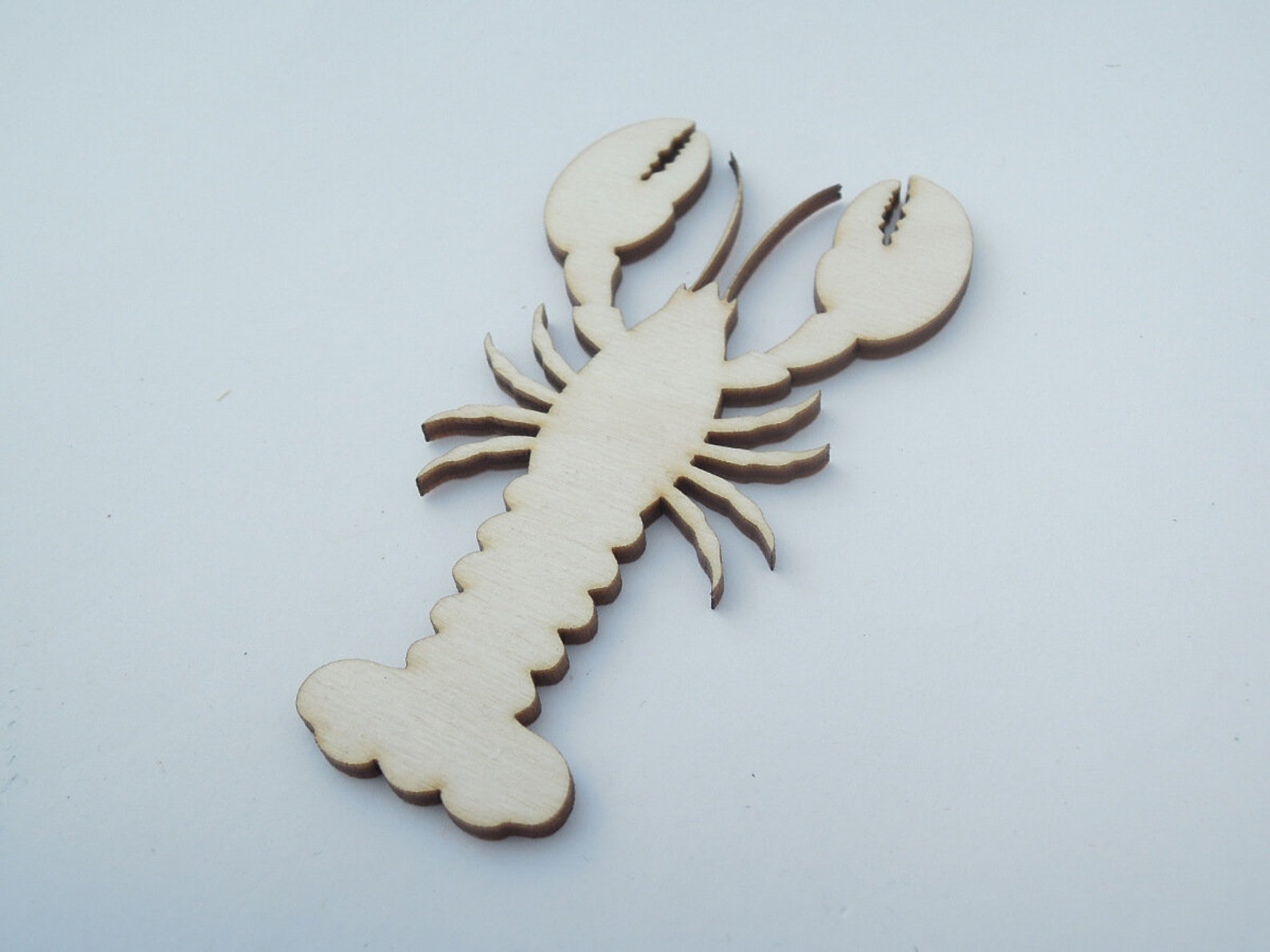 Wooden Crayfish Shape for Crafts and Decoration - Laser Cut - Wooden ...