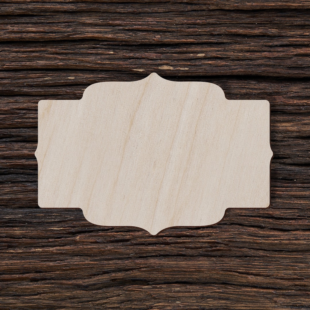 Wooden Blank Plaque for Crafts and Decorations - Blank Wooden Sign ...