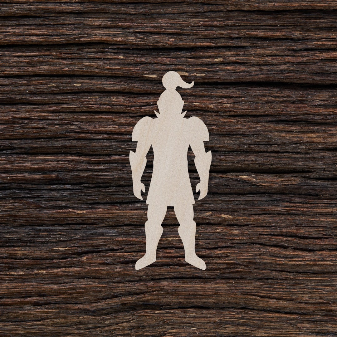 Wooden Knight for Crafts and Decorations - Knight Cut Out - Knight ...