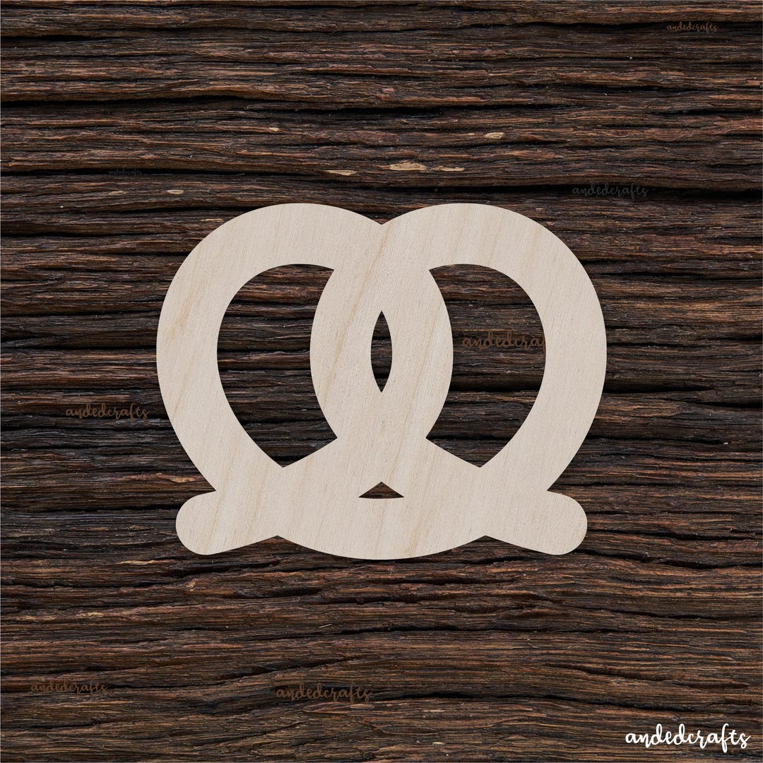 Wooden Pretzel for Crafts and Decorations - Wooden Blanks - Craft ...