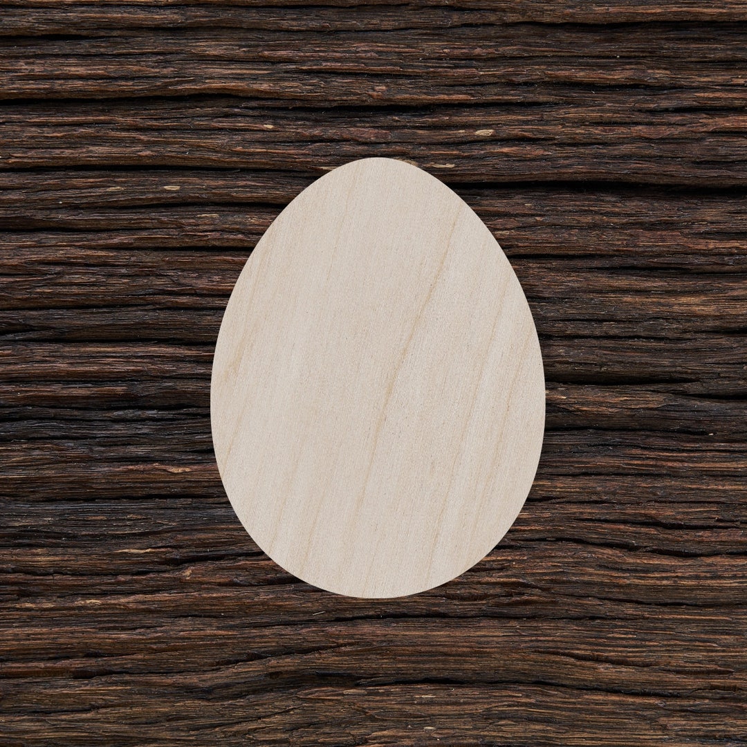 Wooden Egg for Crafts and Decorations - Egg Shape - Egg Magnet - Egg ...