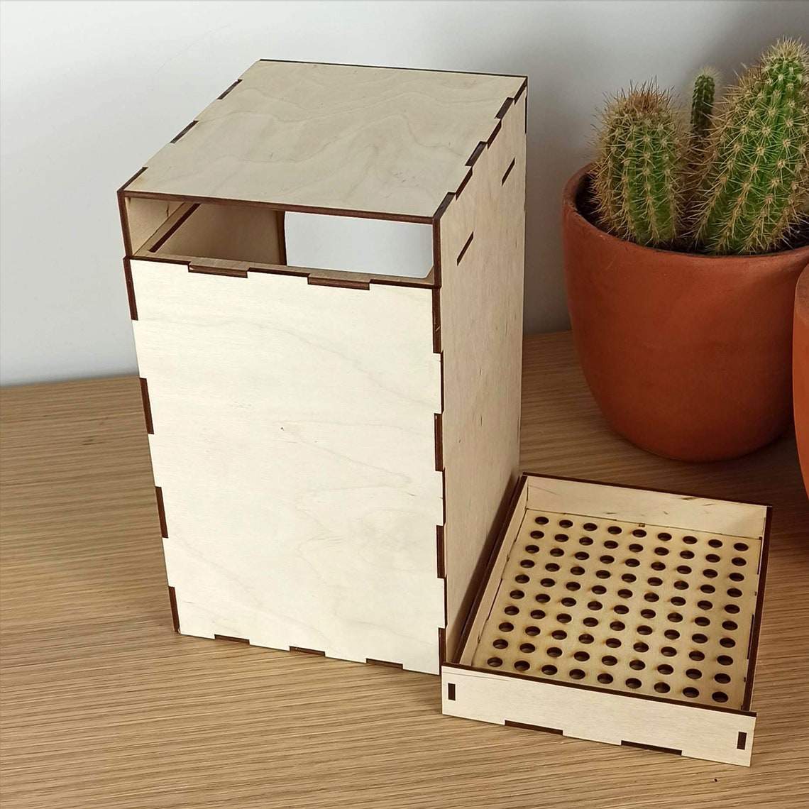 Wooden Wide Book Nook With Secret Drawer for Light Shape for - Etsy