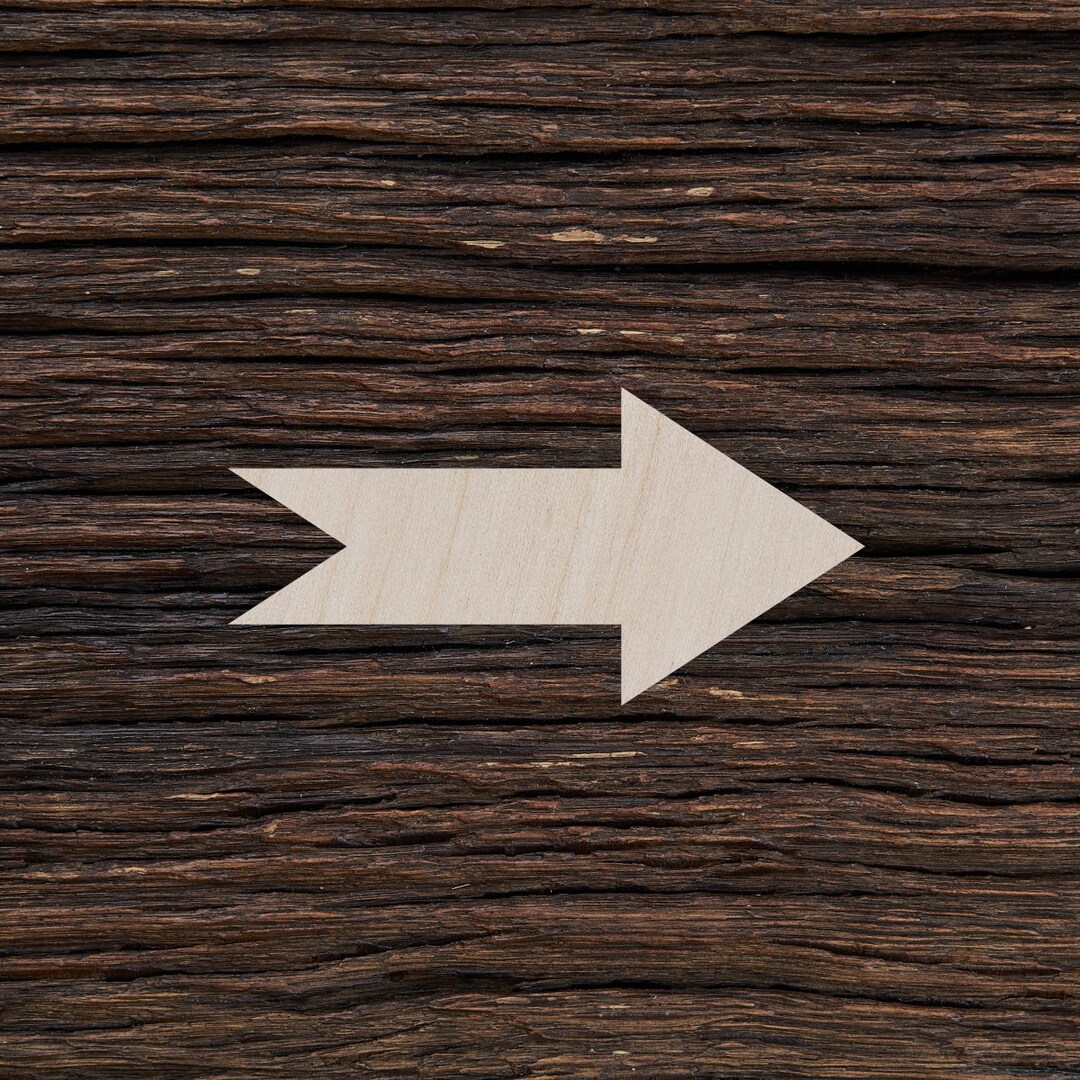 Wooden Arrow for Crafts and Decorations - Arrow Shape - Arrow Cut Out ...