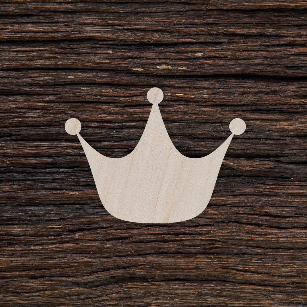 Wooden Princess Crown for Crafts and Decorations - Princess Crown Blank ...