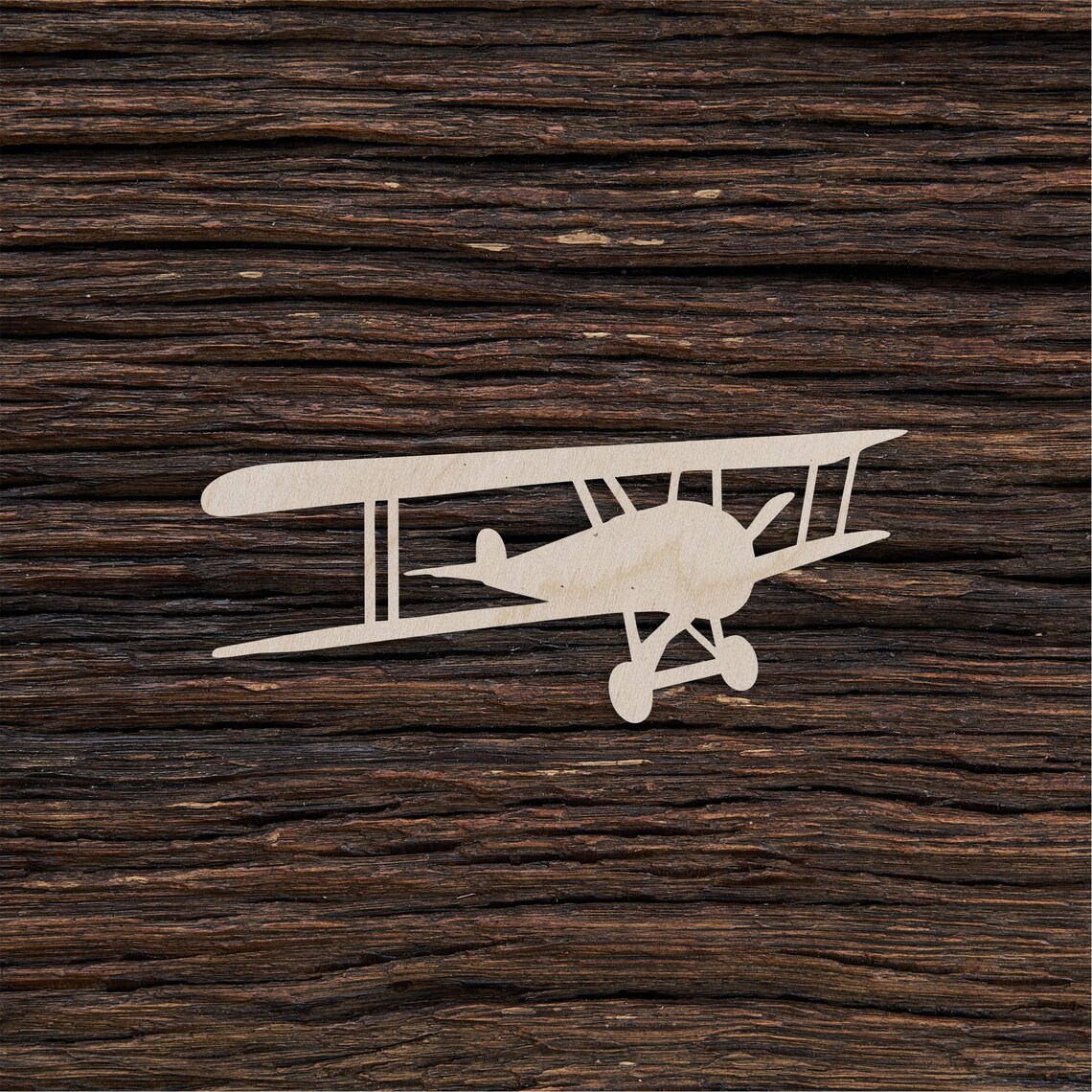 Wooden Vintage Airplane Shape for Crafts and Decoration - Etsy