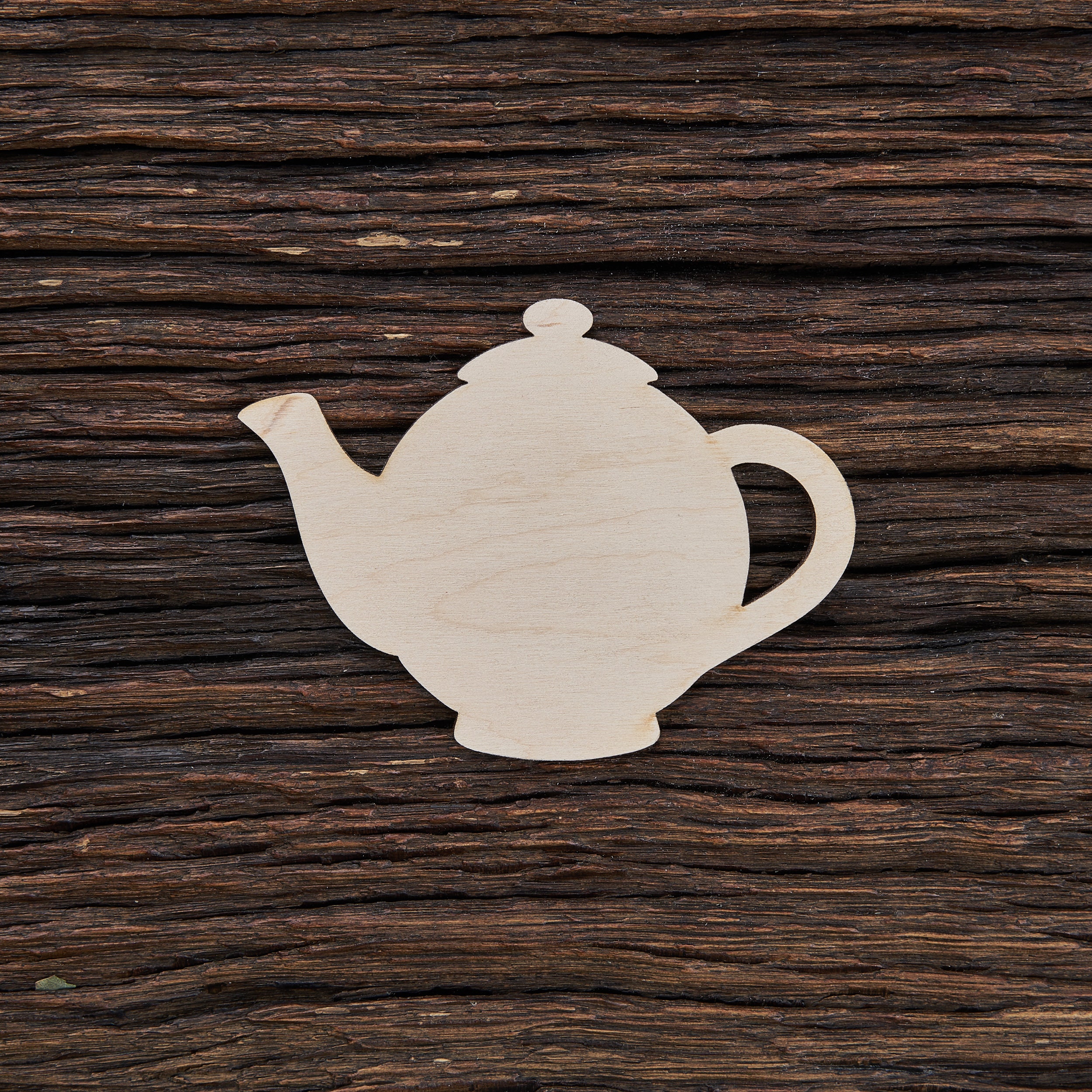 Wooden Vintage Teapot Shape for Crafts and Decoration Laser - Etsy