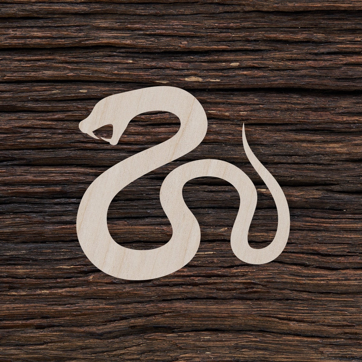 Wooden Serpent for Crafts and Decorations - Serpent Magnet - Serpent ...