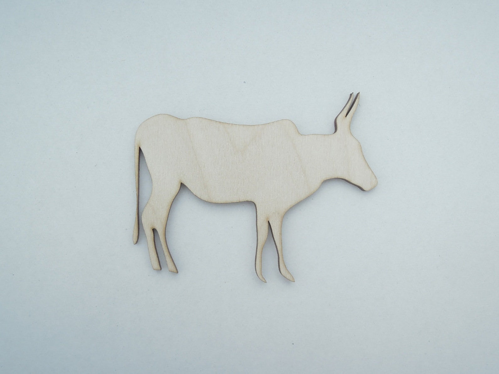 Wooden Wild Yak Shape for Crafts and Decoration - Laser Cut - Yak ...