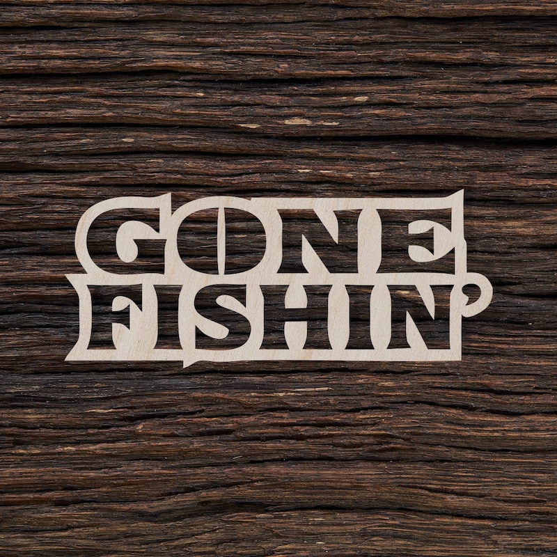 Gone Fishin Sign - Etsy