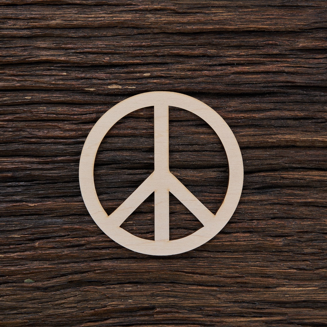 Wooden Peace Sign Shape for Crafts and Decoration Laser Cut | Etsy