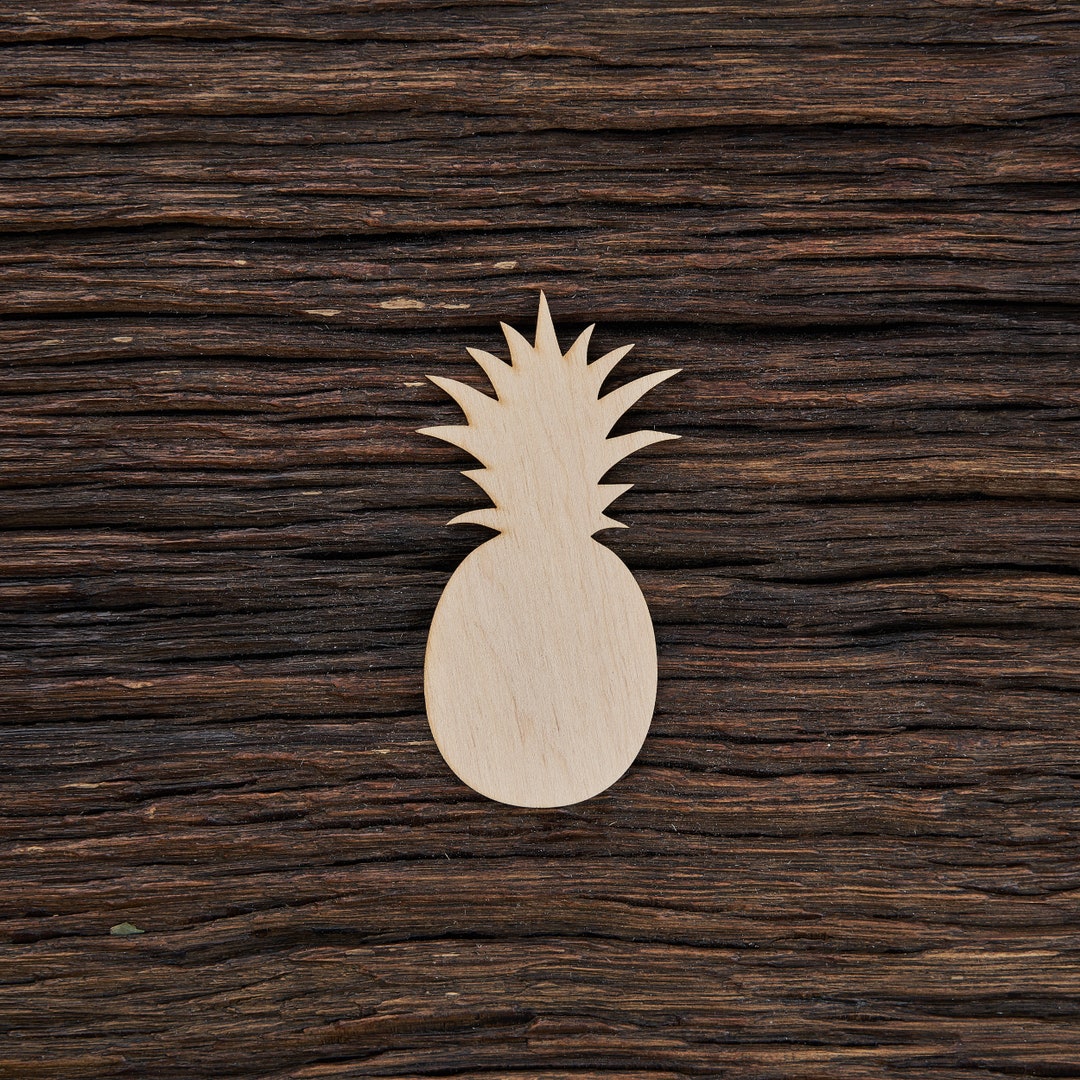 Wooden Pineapple Shape for Crafts and Decoration - Laser Cut ...