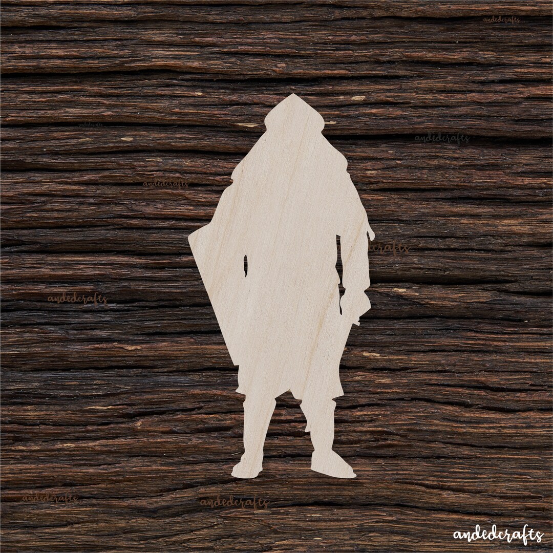 Wooden Medieval Samurai Shape for Crafts and Decoration - Laser Cut ...