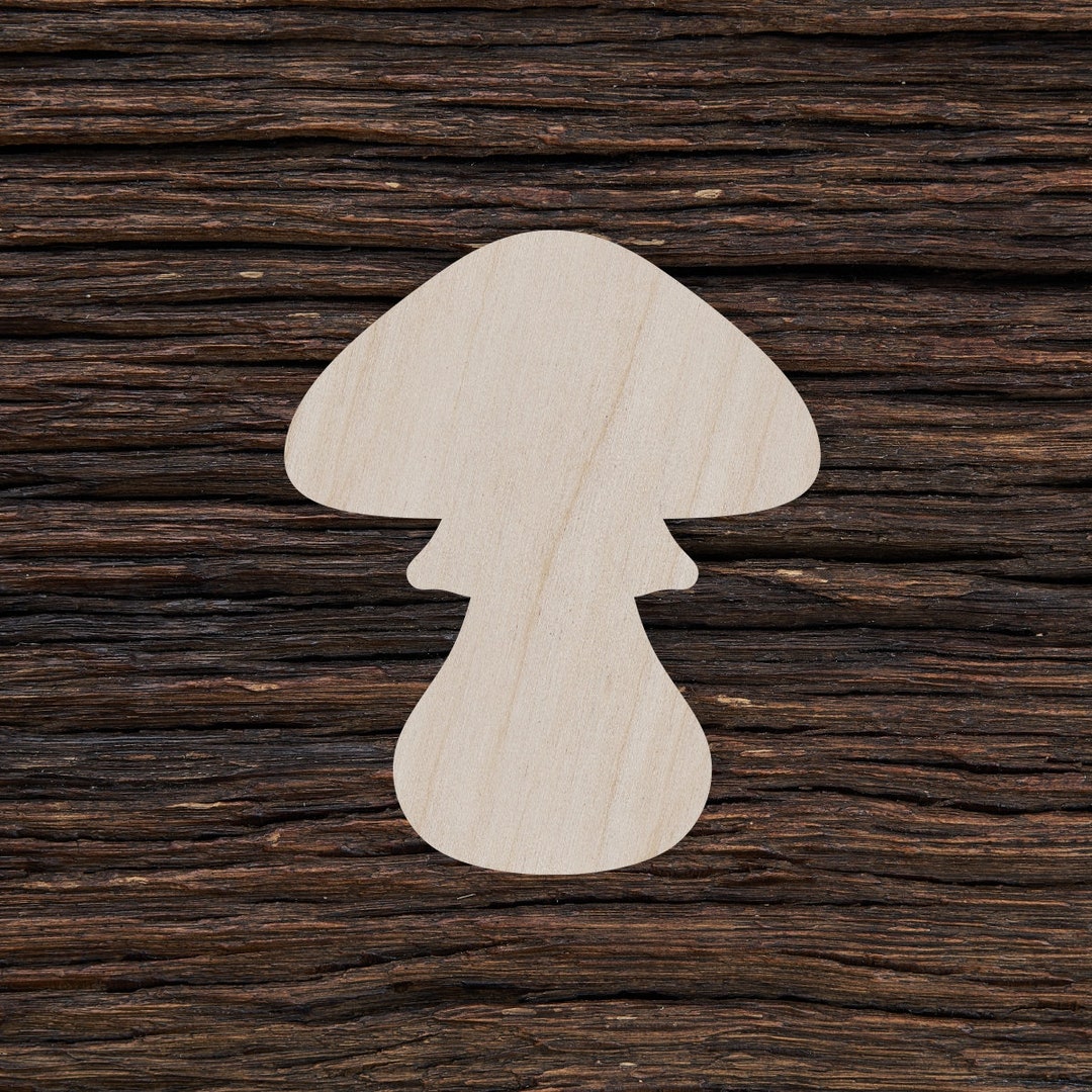 Wooden Toadstool for Crafts and Decorations - Toadstool Cut Out ...