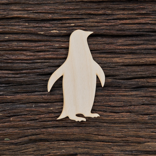 Wooden Penguin - Etsy