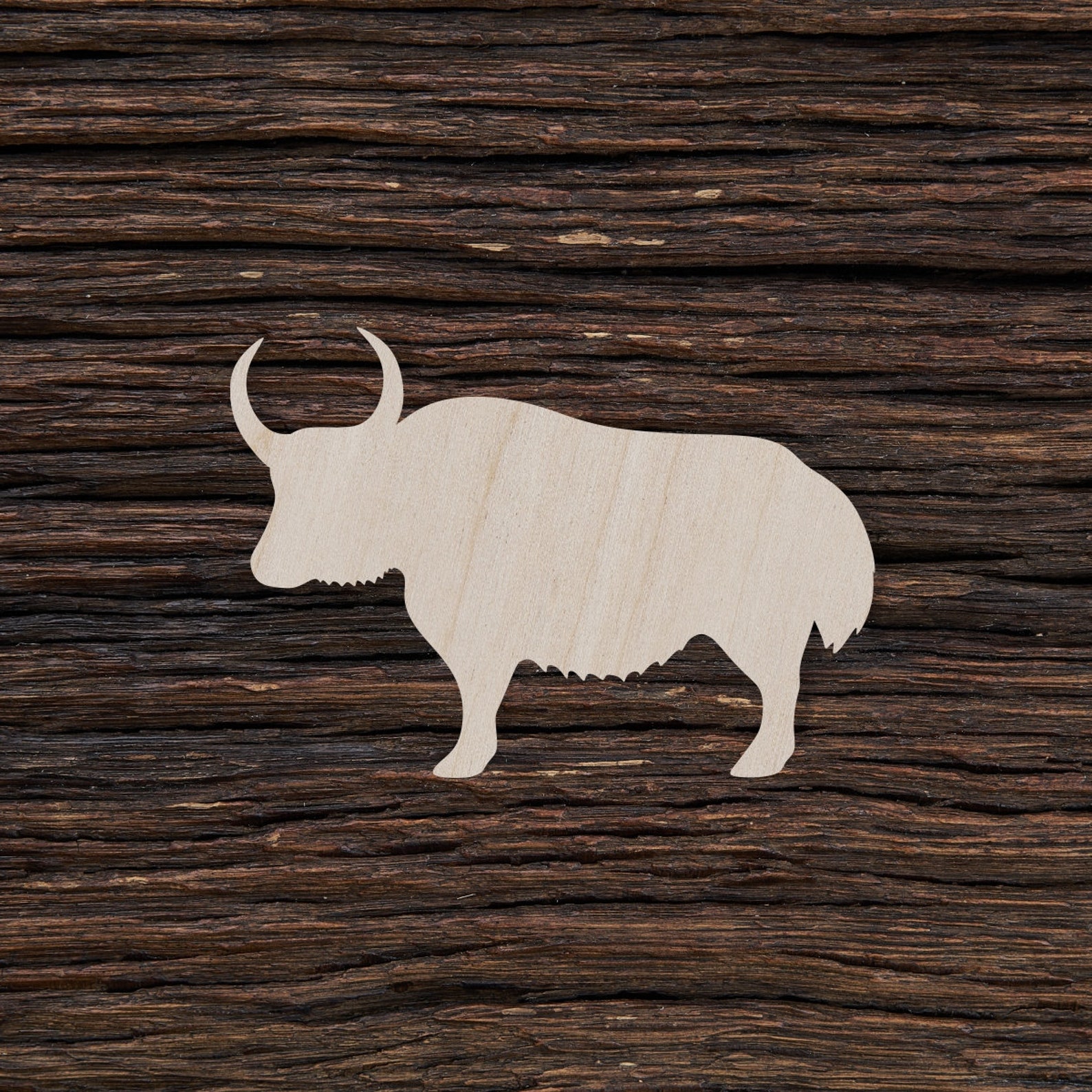 Wooden Yak for Crafts and Decorations Yak Necklace Yak - Etsy