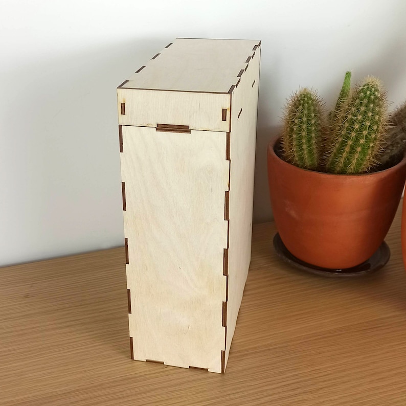 Tall Wooden Book Nook With Secret Drawer for Crafts - US LETTER Size ...
